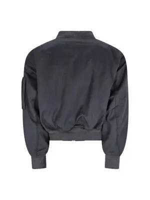ENTIRE STUDIOS Wool-blend Zip Bomber Jacket
