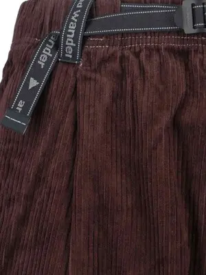 AND WANDER Corduroy Pants With Belt