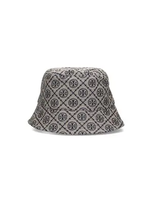 Tory Burch T Monogram Bucket Hat - Beige