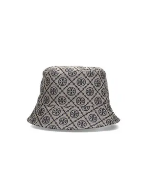 Tory Burch T Monogram Bucket Hat - Beige