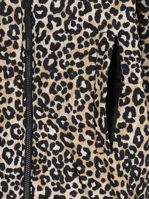 SITTINGSUITS Leopard Print Maxi Coat