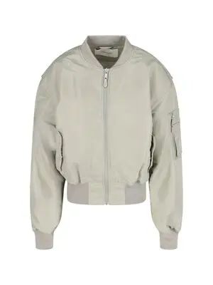 ENTIRE STUDIOS Broad Zip Bomber Jacket - Gray