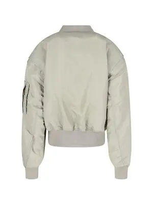 ENTIRE STUDIOS Broad Zip Bomber Jacket - Gray