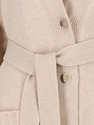 Max Mara Maxi Cashmere Cardigan - Beige