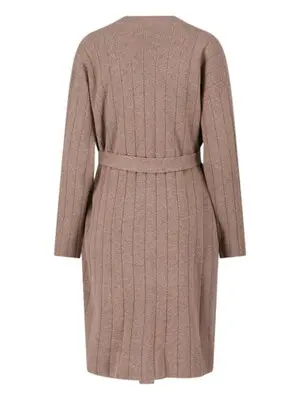 Max Mara Maxi Cashmere Cardigan - Brown