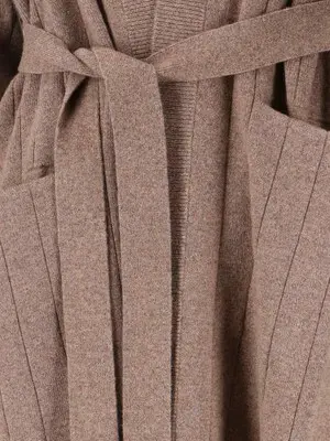 Max Mara Maxi Cashmere Cardigan - Brown