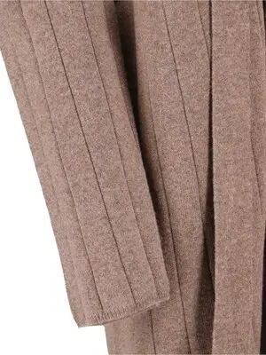 Max Mara Maxi Cashmere Cardigan - Brown