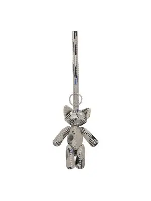 Burberry Fox Keyring Charm - Gray