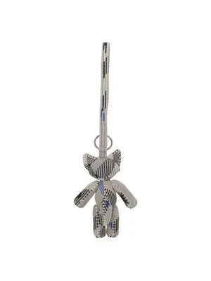 Burberry Fox Keyring Charm - Gray