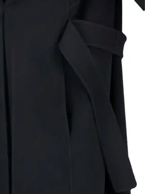Max Mara Esturia" Virgin Wool Coat - Black