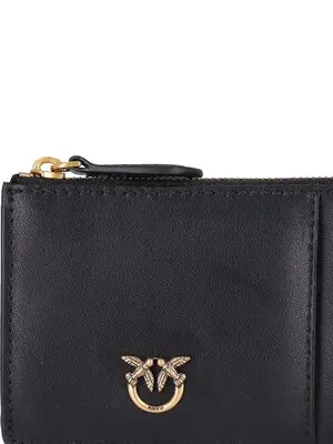 Pinko Logo Zip Card Holder
