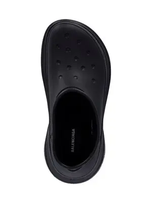 Balenciaga X Crocs Rubber Ankle Boots