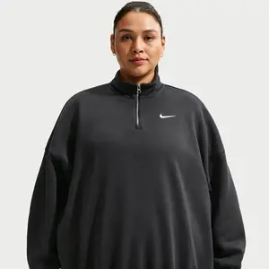 Nike Sportswear Phoenix Fleece Over-oversized 1/4-zip - Black