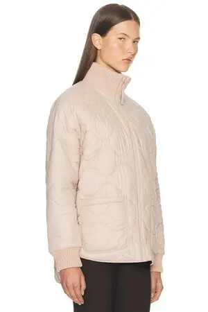 Beyond Yoga Reversible Quilted Fleece Jacket