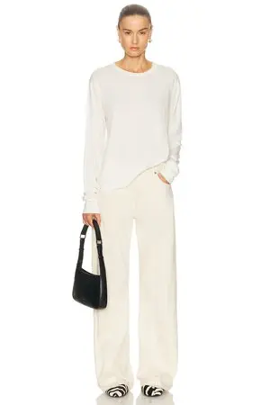 Eterne Long Sleeve Boyfriend Top