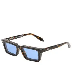 Off-White Tyler Sunglasses - Dark Havana/blue
