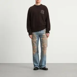 Amiri Repaired Boot-cut Jeans