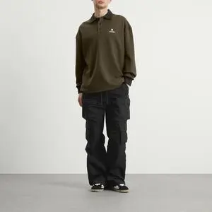 Amiri Ma Oversized Long Sleeve Polo