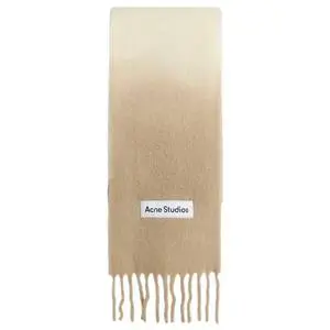 Acne Studios Vally Dip Dye Scarf - Light Beige