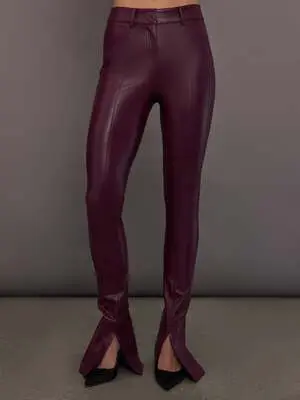 Women's Vegan Leather Pants