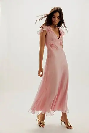 NIGEL PRESTON Sunset Maxi Dress - Foxglove