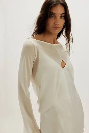 Significant Other Eevie Long Sleeve Maxi Dress
