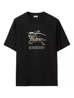 Burberry Equestrian Knight Cotton T-shirt