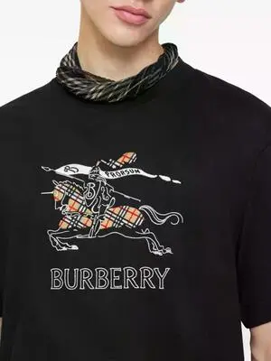Burberry Equestrian Knight Cotton T-shirt