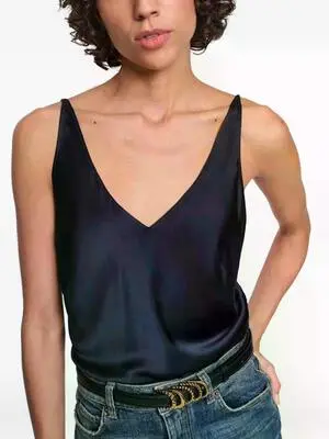 Dorothee Schumacher V-neck Silk Top