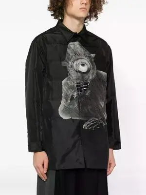 Yohji Yamamoto Printed Shirt Jacket