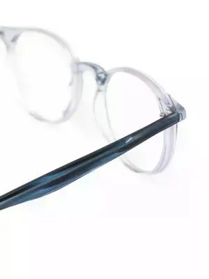 Barton Perreira Norton Round Frame Eyeglasses - White