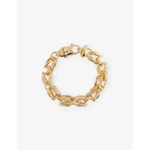 TOTEME Byzantine 24ct Yellow- Plated Brass Bracelet - Gold