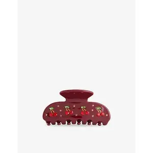 EMI JAY Sweetheart Acetate Claw Hair Clip - Bordeaux Cherry Pie