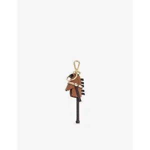 Burberry Hobby Horse Leather Keyring Charm - Hazel
