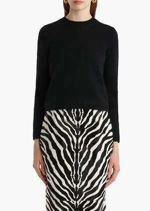 Khaite Leta Cashmere Pullover - Black