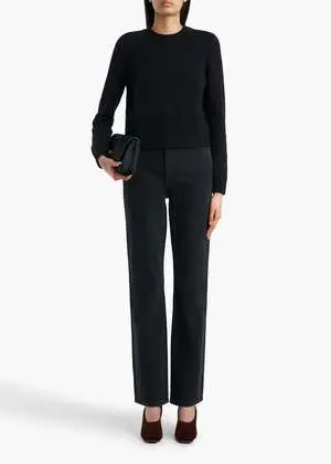 Khaite Leta Cashmere Pullover - Black