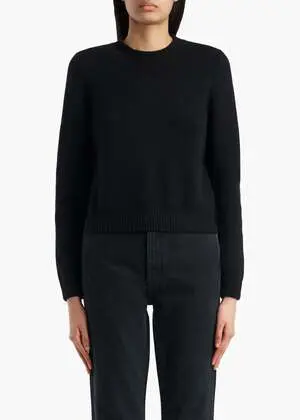 Khaite Leta Cashmere Pullover - Black