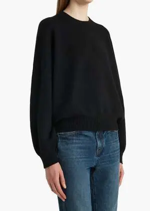 Khaite Margaux Crewneck Sweater - Black