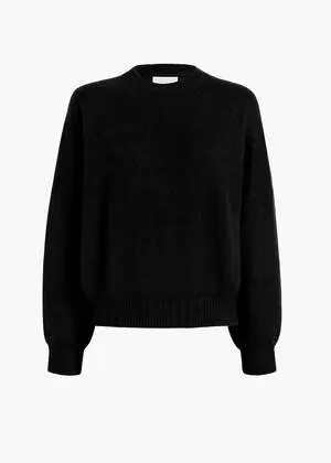Khaite Margaux Crewneck Sweater Black