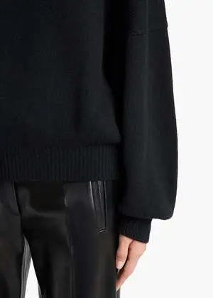 Khaite Margaux Crewneck Sweater - Black