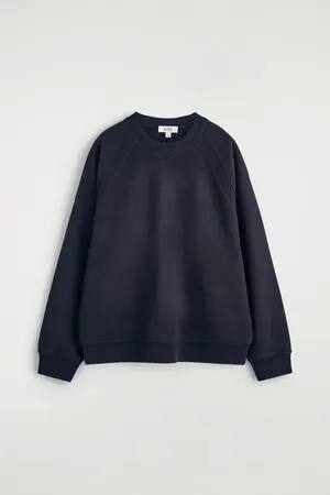 Cos Corduroy-jersey Sweatshirt