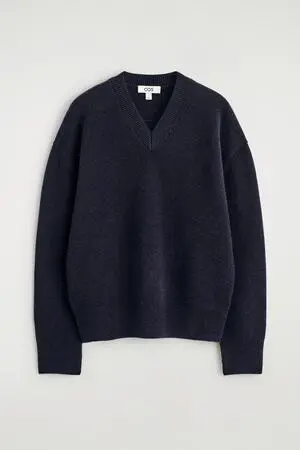 Women's V-Neck Wool Sweaters