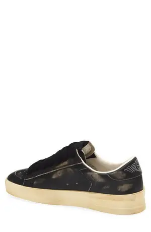 GOLDEN GOOSE Stardan Low Top Sneaker - Black