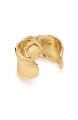 RETRO CHIC Dawn Light Bangle - Gold & White