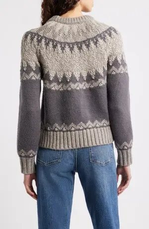 525 America Fair Isle Raglan Sweater
