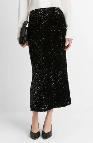 Elasticated Waist Sequin Skirts