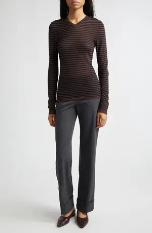 Paloma Wool Iglú Striped Merino Wool Blend Sweater