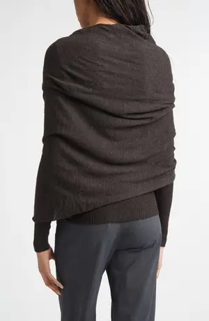 Paloma Wool Elio Semisheer Alpaca And Wool Blend Crossover Sweater