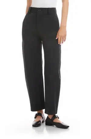 Fifteen Twenty Stevie High Waist Ankle Barrel Leg Pants