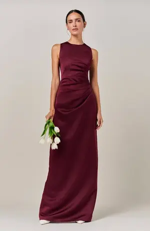 BWLDR Estrella Gown - Burgundy